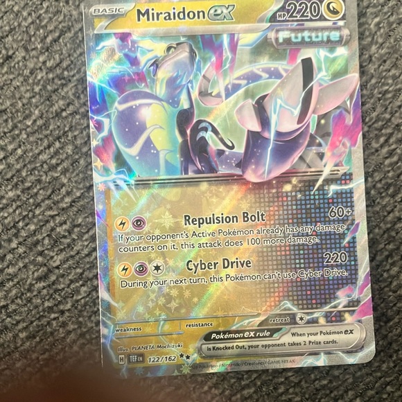 Other | Miraidon Ex Pokmon Card Holographic | Poshmark